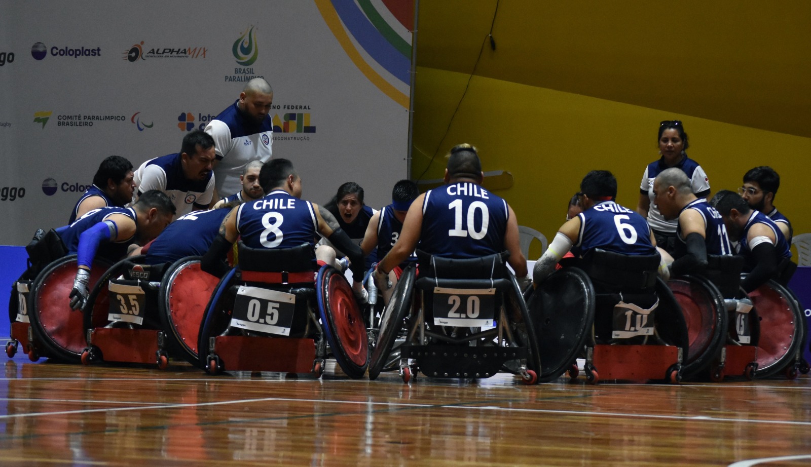 TEAM PARACHILE DE RUGBY EN SILLA DE RUEDAS LOGRA QUINTO LUGAR ...